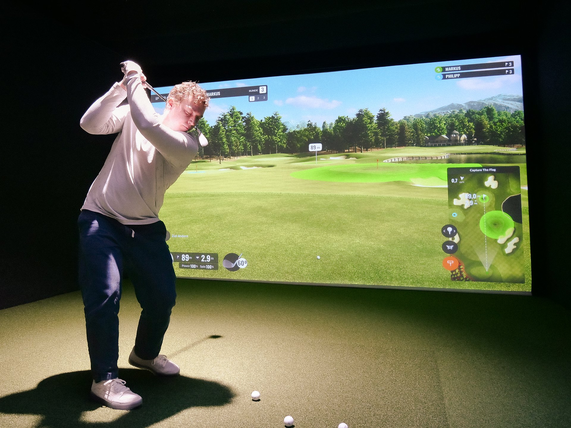 Rachinger spielt Golf