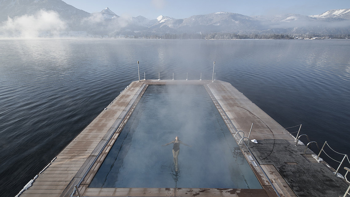 Die schönsten Outdoor-Pools im Winter