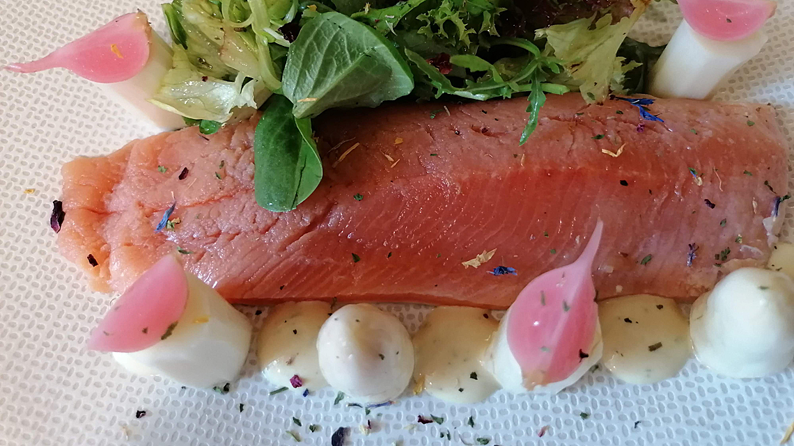 Rezept: Gebeiztes Saiblingsfilet